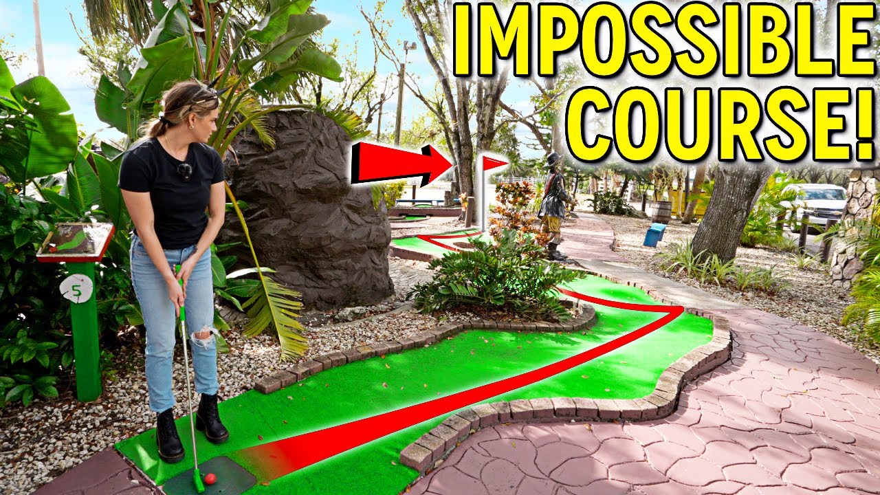 One of the HARDEST Mini Golf Course Designs We’ve Ever Seen! - YouTube