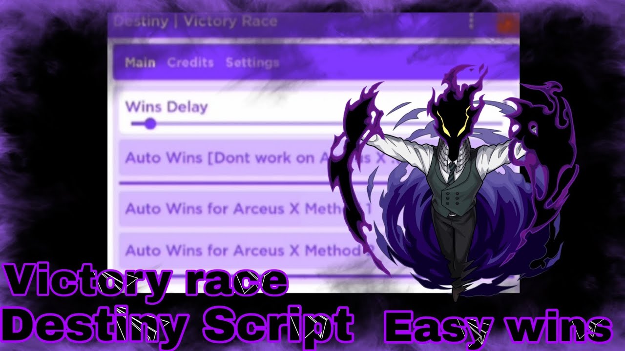 Victory Race script Ezz wins - YouTube