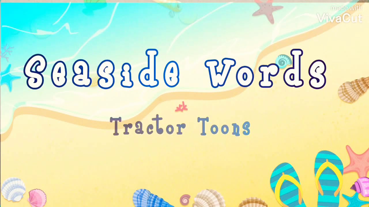 Learning Seaside Words Toddler Kids Babies English - YouTube