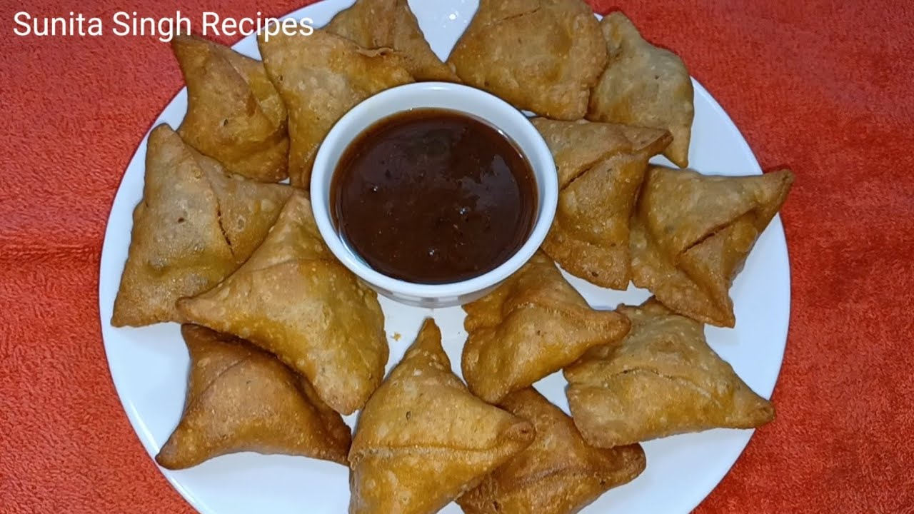 Mini Dry Samosa with leftover Namkeen & Wheat flour | Haldiram Style ...