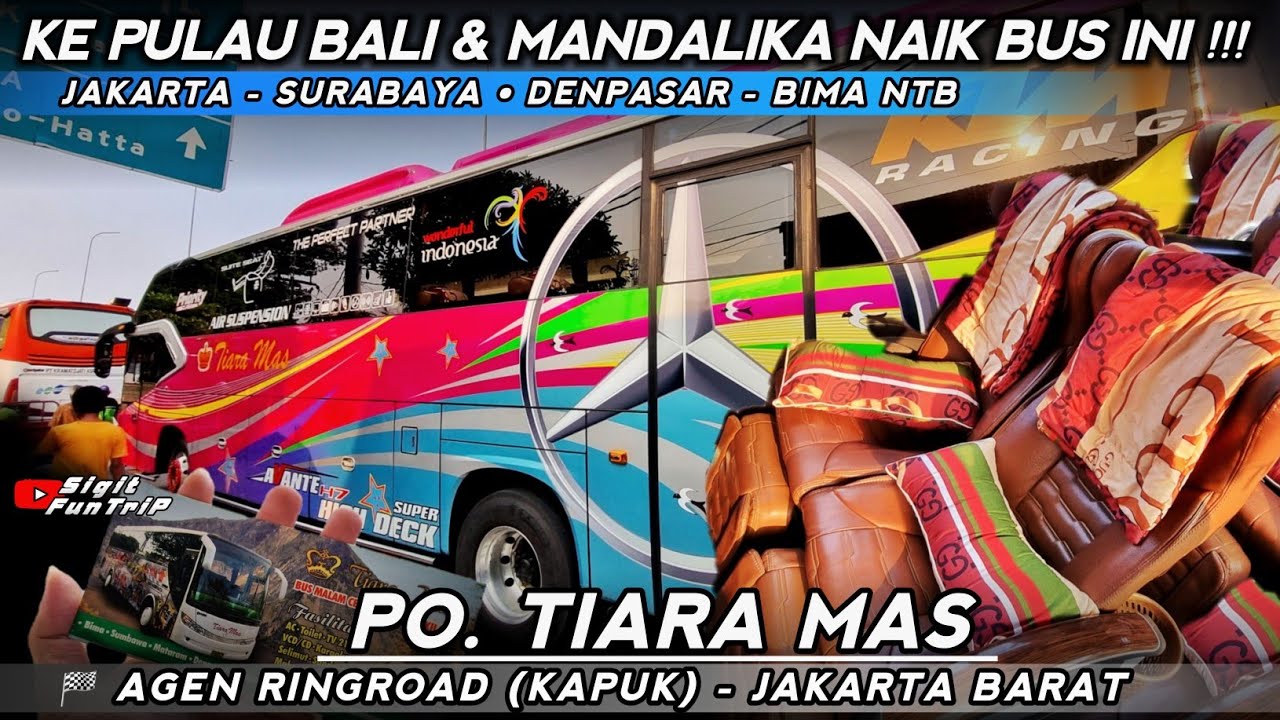 Review Bus TIARA MAS 🔥 Melayani Rute JAKARTA SURABAYA MALANG - DENPASAR ...