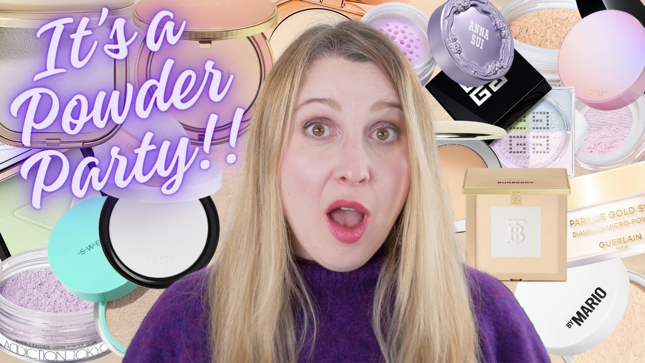 POWDER PARTY | Collection of Loose & Pressed Powders | Swatches ...