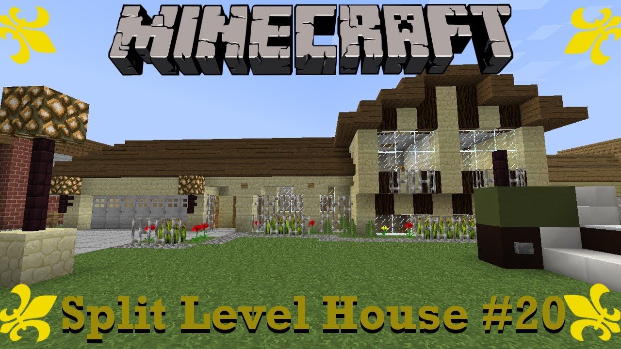 Minecraft: Split Level House Walkthrough # 20 (SuburbCraft Ep. 35 ...