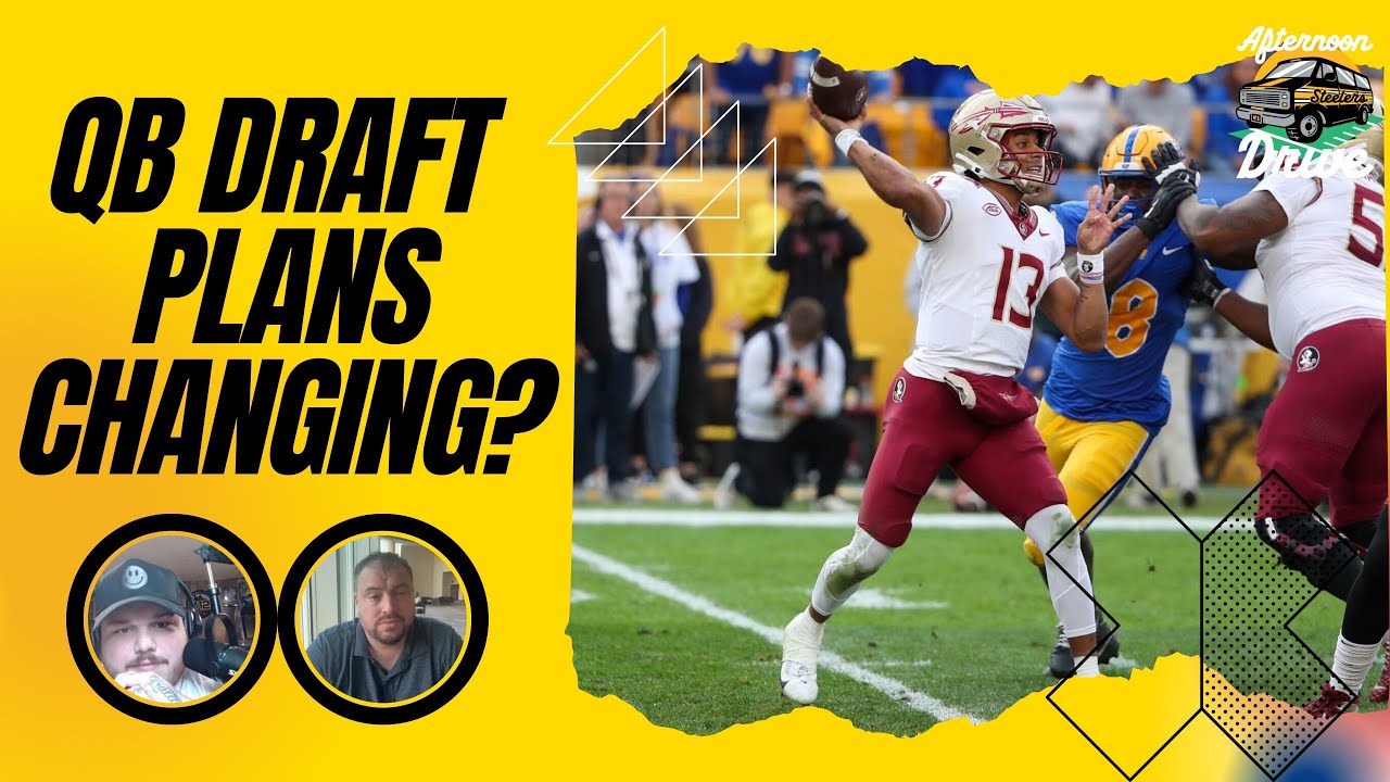 Steelers Changing QB Draft Plans? | Steelers Afternoon Drive - YouTube