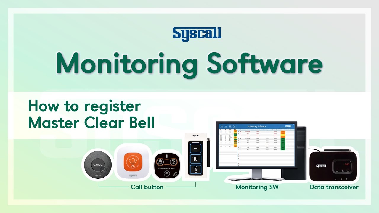 How to register Master Clear Bell - YouTube