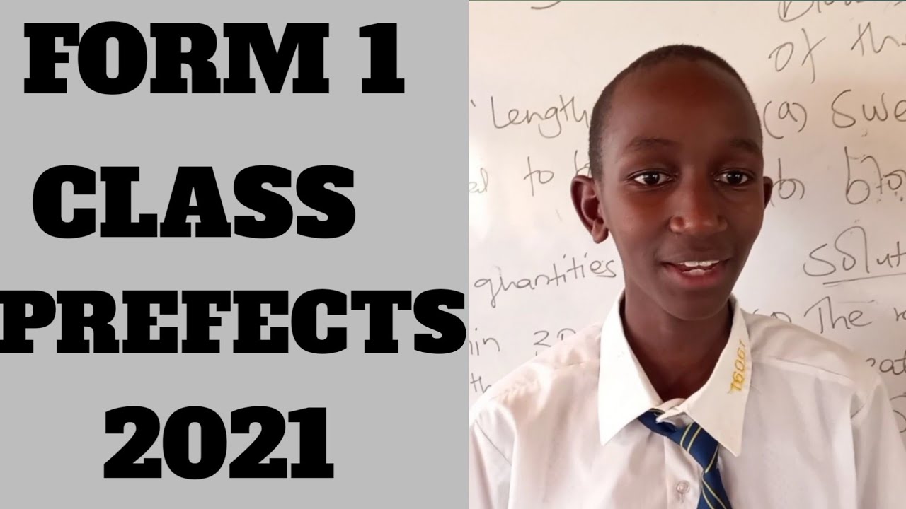 FORM 1 STUDENTS AND CLASS PREFECTS//CLASS SETUP - YouTube