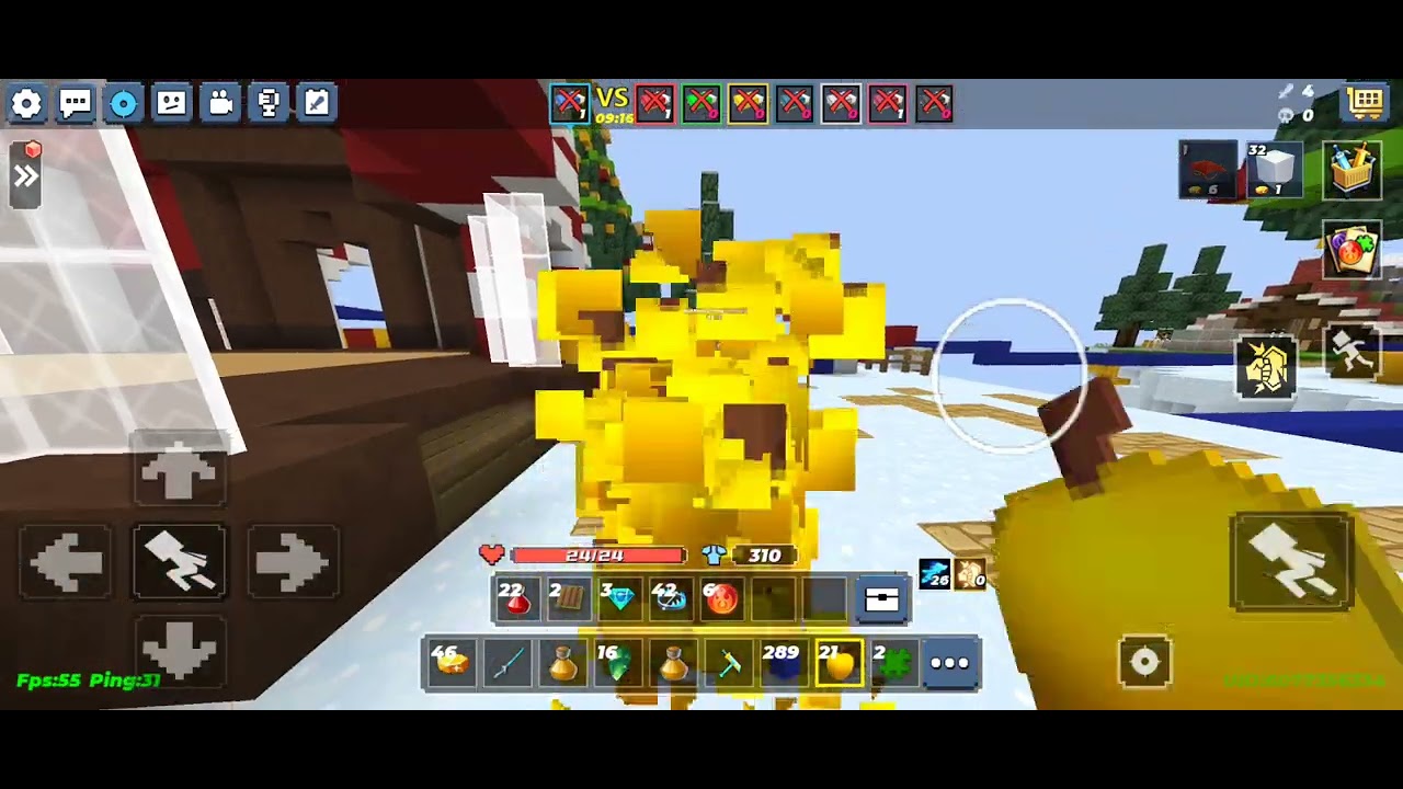 Finally I met a strong player @COLDY_BlockmanGO @blockmango.official # ...