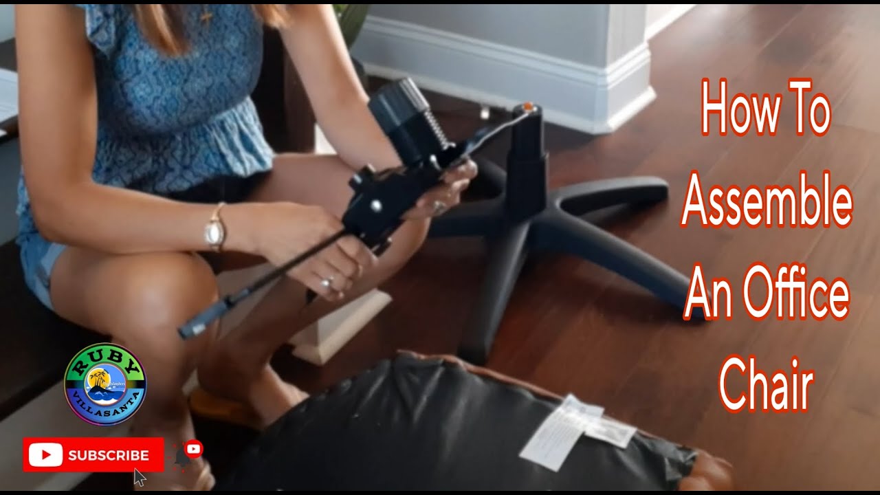 How To Assemble An Office Chair | Unboxing Office Chair | Ruby ...