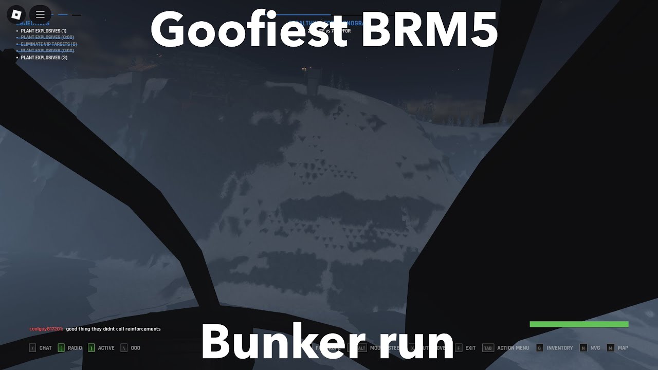 BRM5 goofy bunker run - YouTube