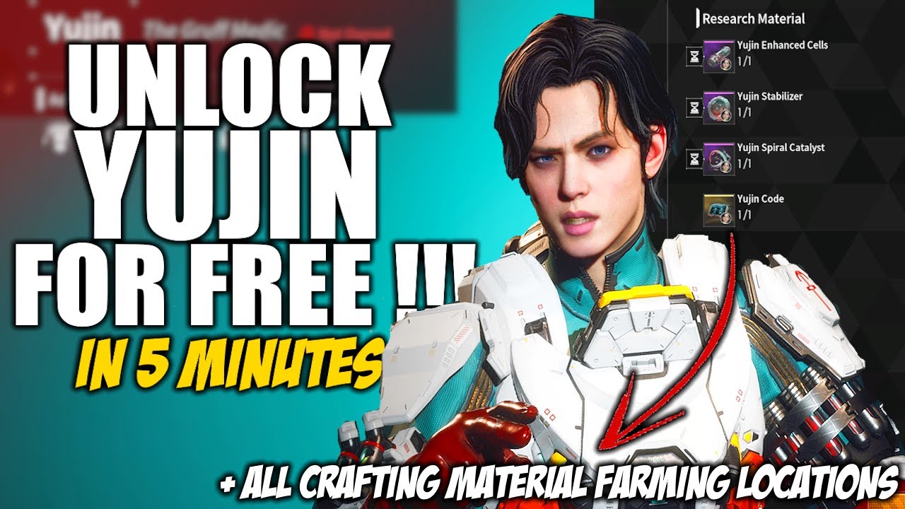 THE FIRST DESCENDANT | SUPER EASY Unlock/Craft Yujin for FREE!!! (Step-by-Step Guide)+Farm ...