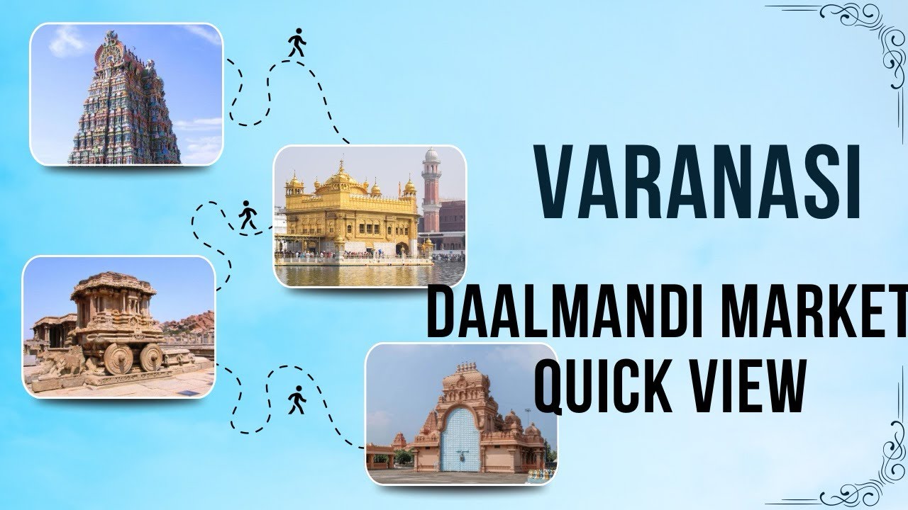 “Exploring Varanasi Dalmandi Market on Bike | Bustling Streets ...