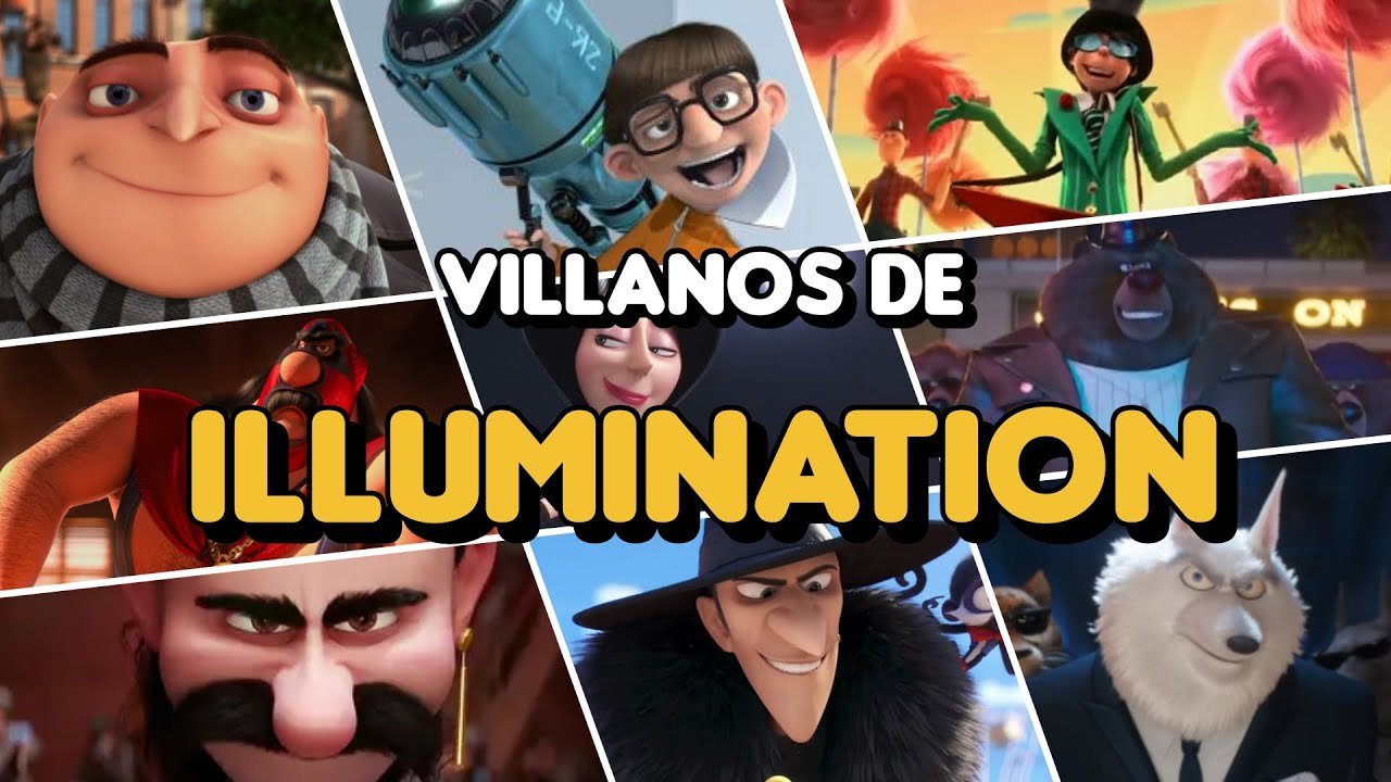 Todos los Villanos de ILLUMINATION / de Gru a Jimmy Crystal - YouTube