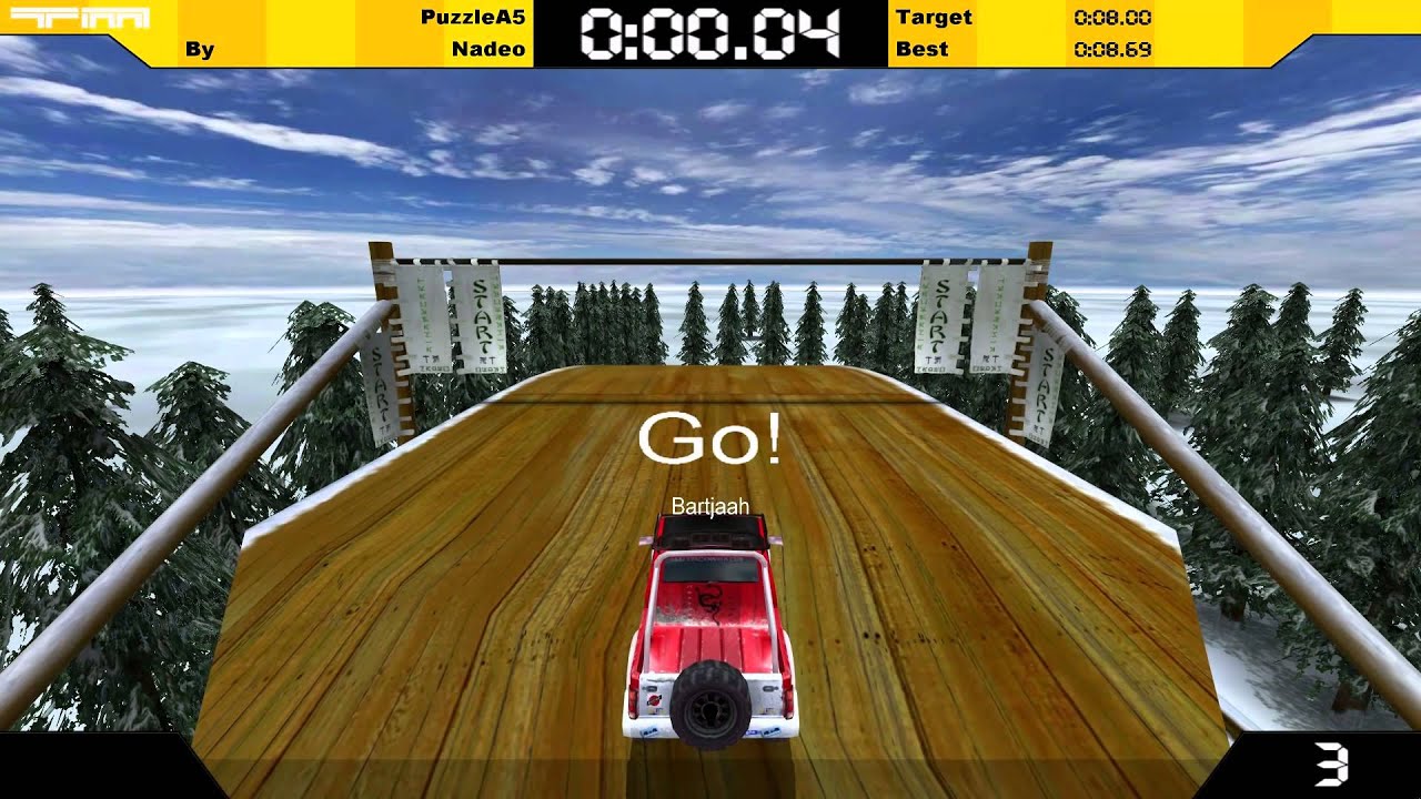 Trackmania - Puzzle: A5 (2003) [WINDOWS] - YouTube
