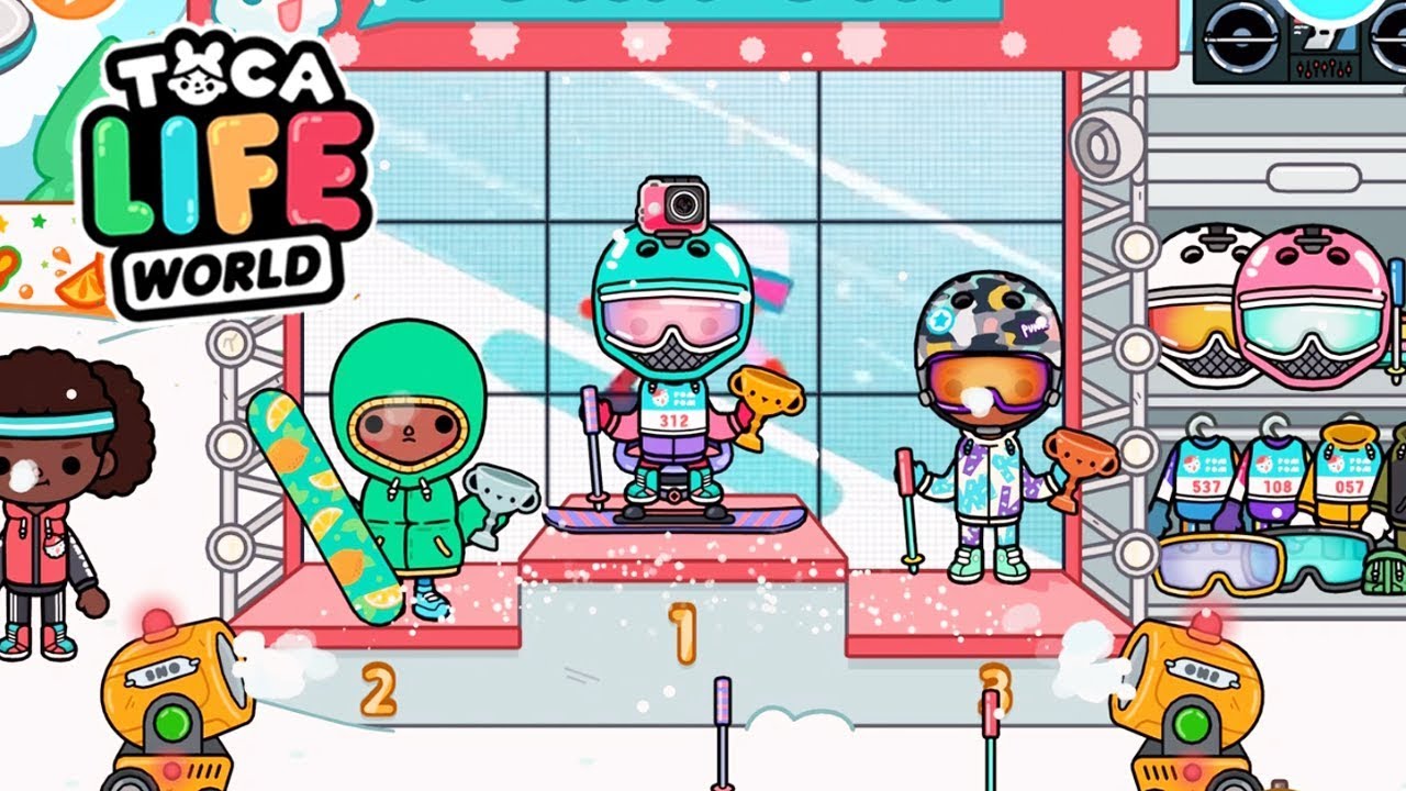Toca Life: World - Unlock New Area Ski Resort Pack 9 - YouTube