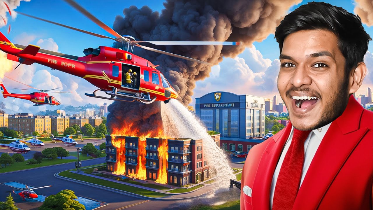 Building the Ultimate Helicopter Fire Depot Cities Skylines 2 Season 2 ...