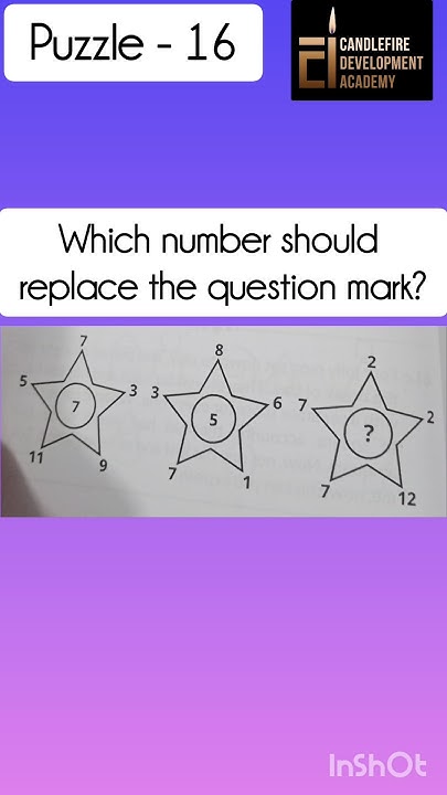 Puzzle - 16. Which number should replace the question mark? - YouTube