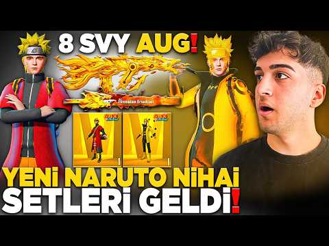 YENİ NARUTO NİHAİ SETLERİ VE 8 SEVİYE AUG!! EFSANE!! | PUBG Mobile