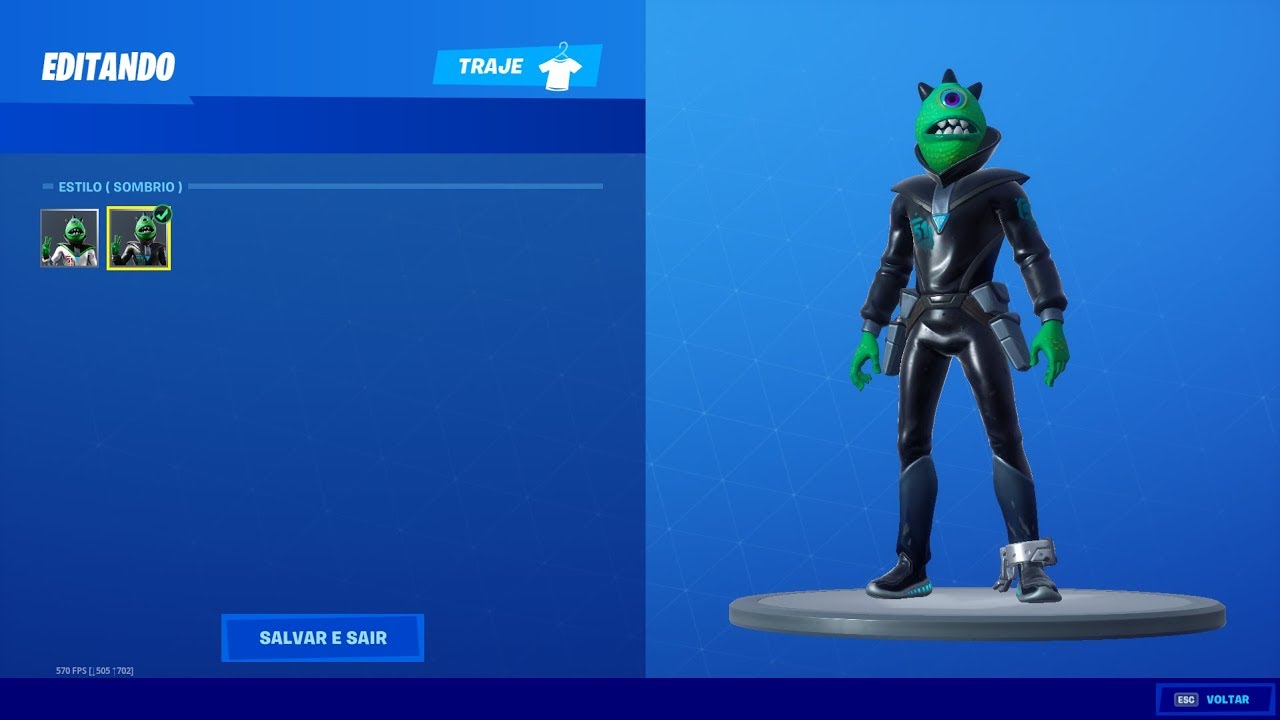 NOVO ESTILO "SOMBRIO" DA SKIN "ZORGOTON" (Fortnite) - YouTube