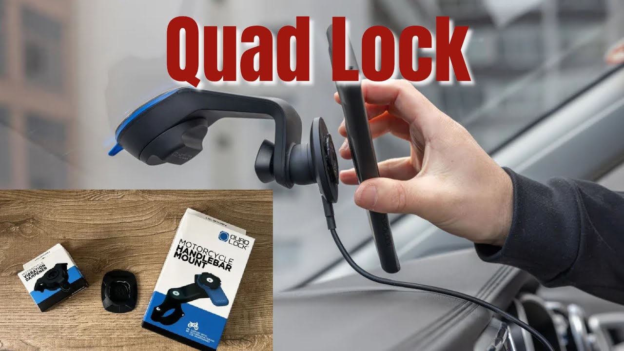 [RECENSIONE] ⁠QUAD LOCK da moto e auto - YouTube