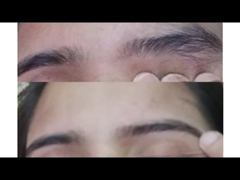 Eyebrow threading || clean eyebrow threading / thick threading.. - YouTube