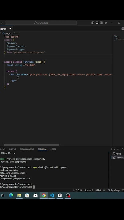 popover #shadcn #nextjs #webdevelopment - YouTube