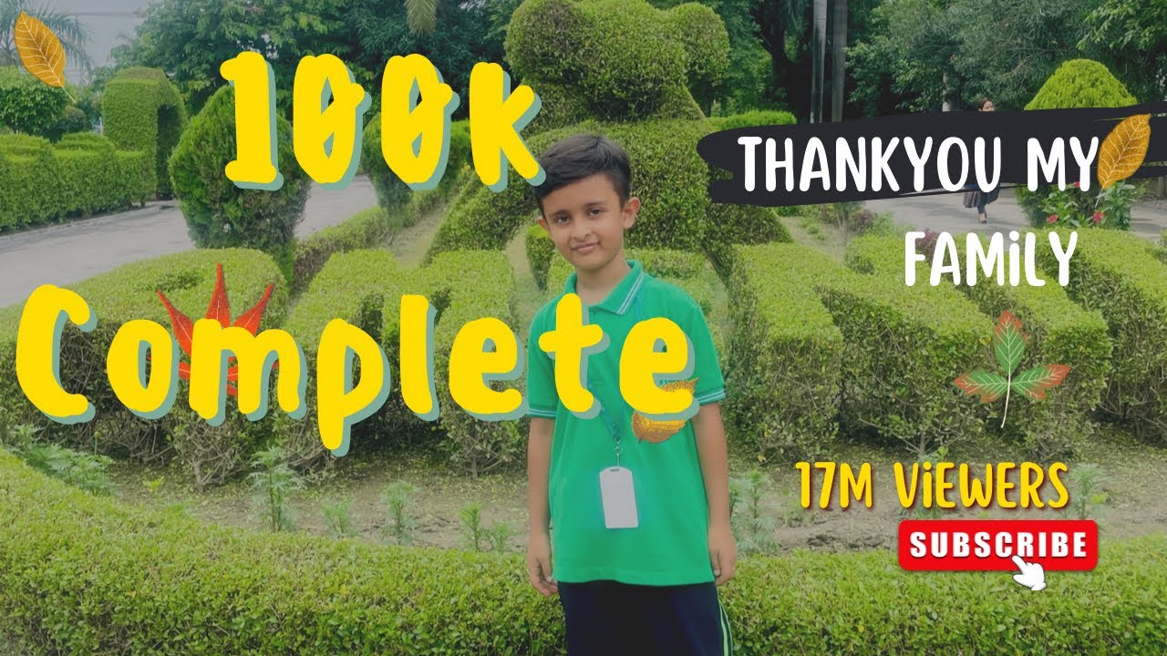 100K Subscribers Complete 👍 ️🥰 Thankyou For Support 😘 - YouTube