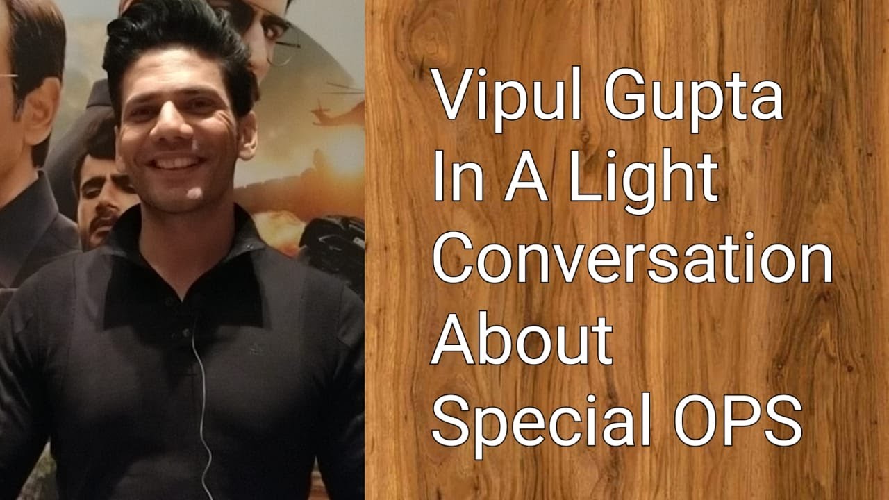 Vipul Gupta In A Light Conversation With UrbanAsian | Special Ops - YouTube