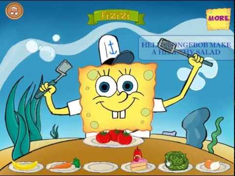 Spongebob Master Chef (Спанч Боб повар) - прохождение игры - YouTube