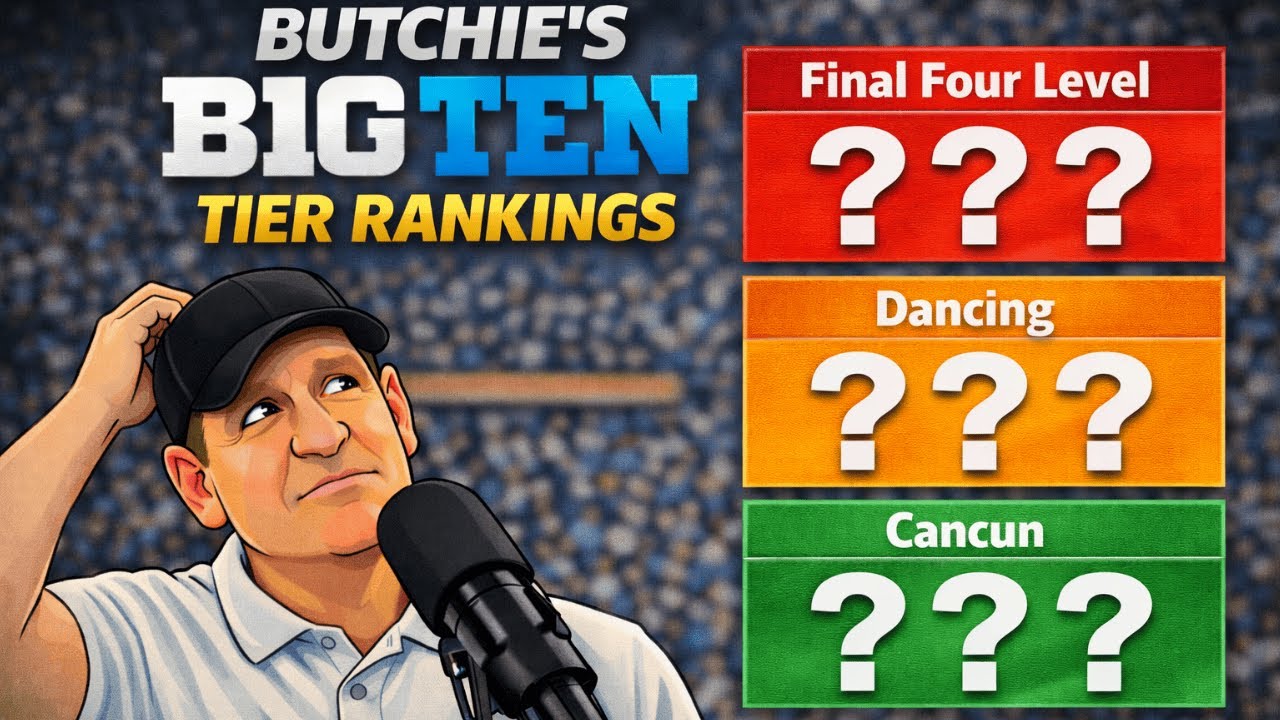 Big Ten Tier Rankings with Butchie - YouTube