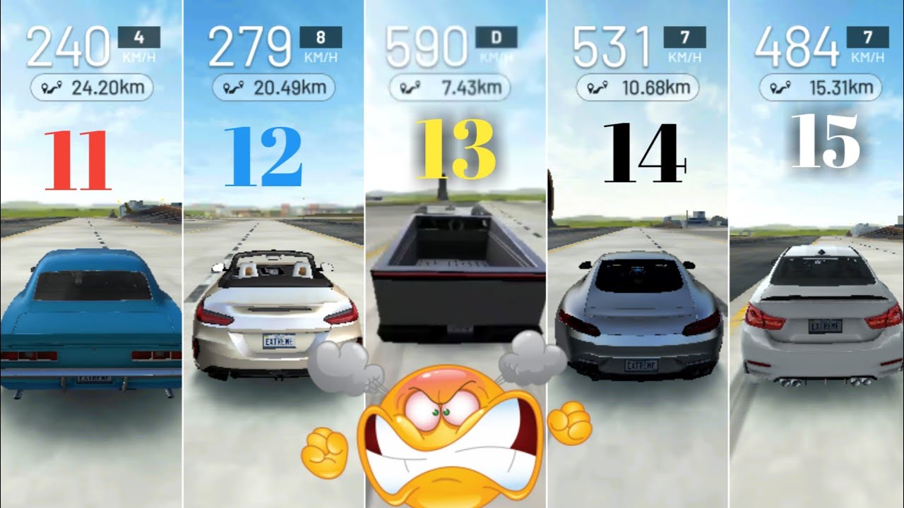 All Angry Cars PART 3 || Extreme Car Driving Simulator New Version 6.50 ...