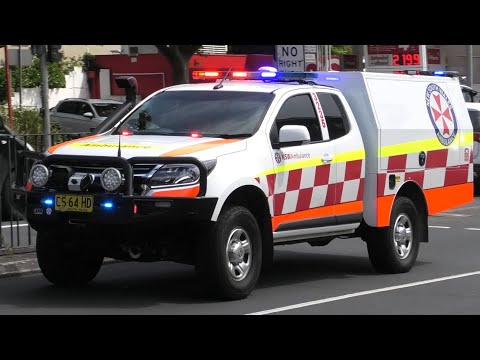 NSW Ambulance - Special Operations Team (SOT35) Responding - YouTube