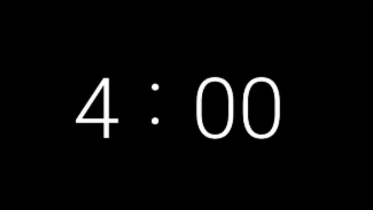 Video timer 4 minute_Alarm video 4 minute_4minutes timer_timer & alarm ...