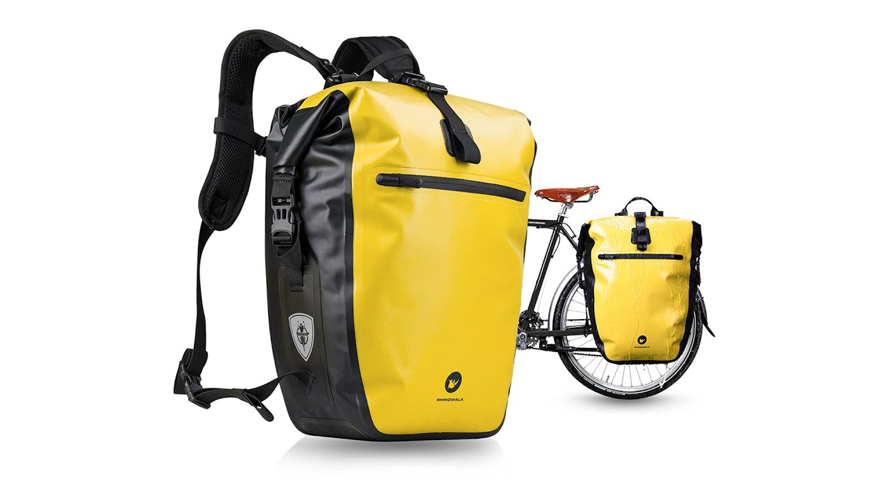 Rhinowalk Bicycle bag&Pannier Fully Waterproof 27L-30L High Bike Bag ...