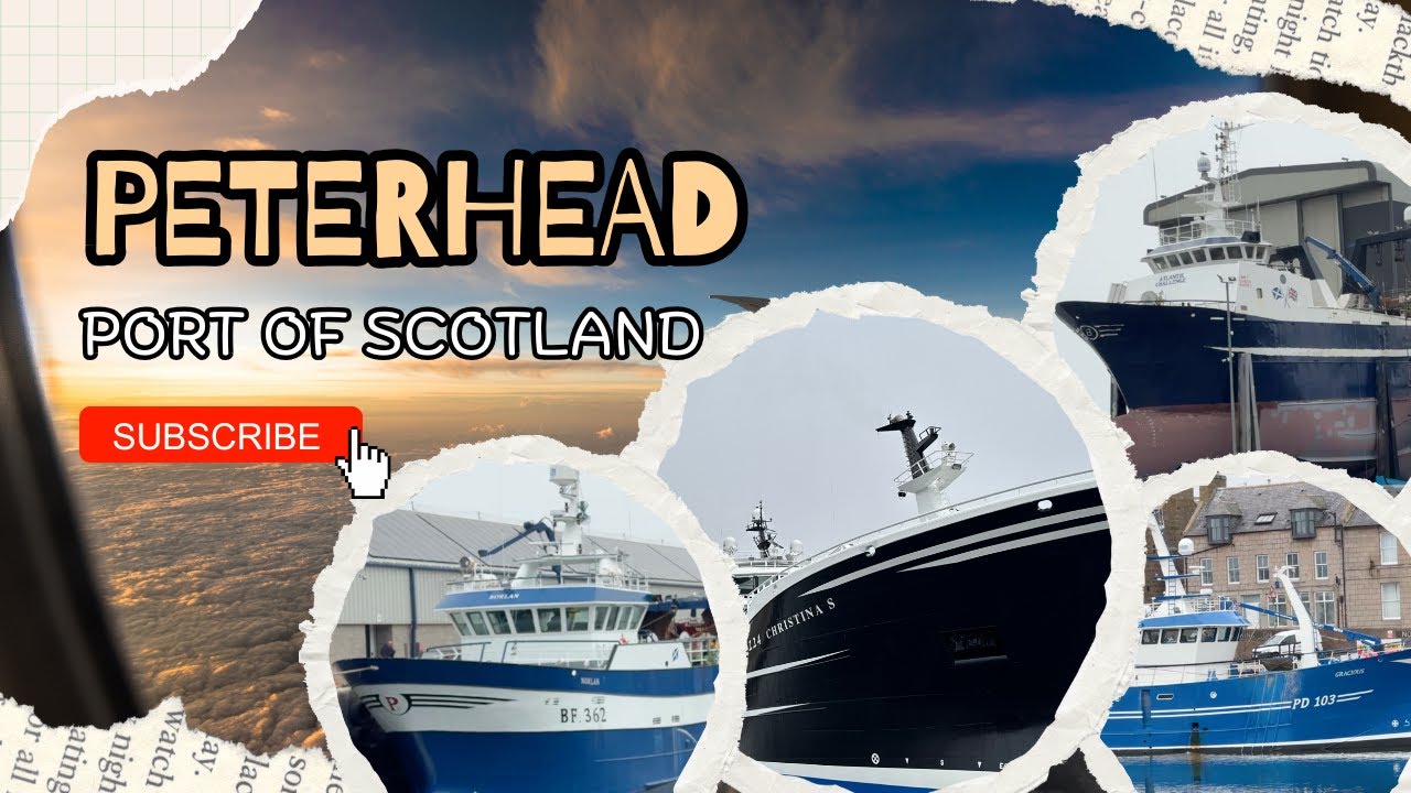 Peterhead Port In North East Scotland - YouTube