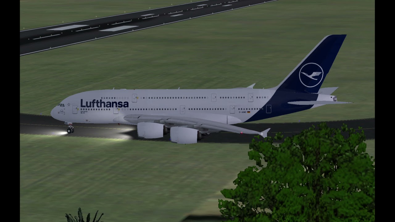 Lufthansa Airbus A380 861 Takeoff Lagos Nigeria - YouTube