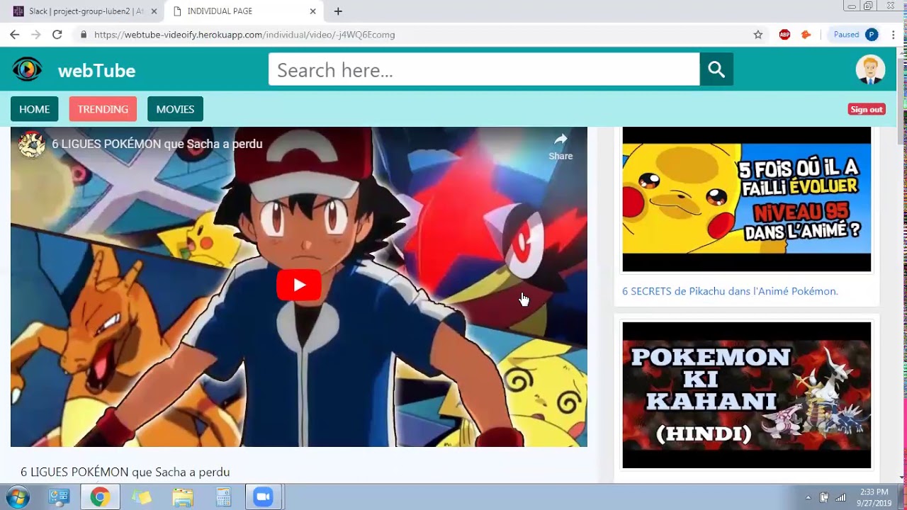 WebTube - A Video Streaming Website | Software Engineering Course's ...