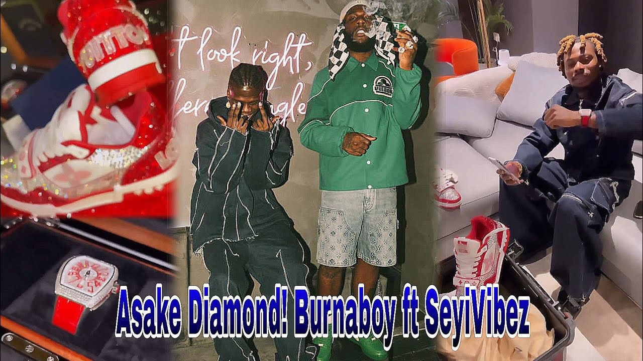 Asake Gifted A Diamond Shoe As He Set To Shutdown O2 Arena! Zino Fans ...