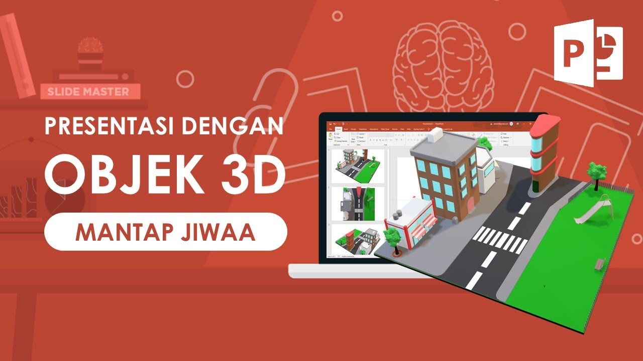 Presentasi Makin KEREN Dengan GAMBAR 3D 🌎 DI POWERPOINT 2019 🔥🔥 - Fitur ...