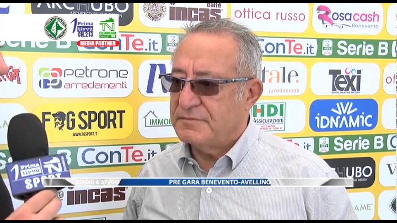 Oreste Vigorito - Pre Benevento-Avellino - 2-1 - Giornata 39 -1 Maggio ...