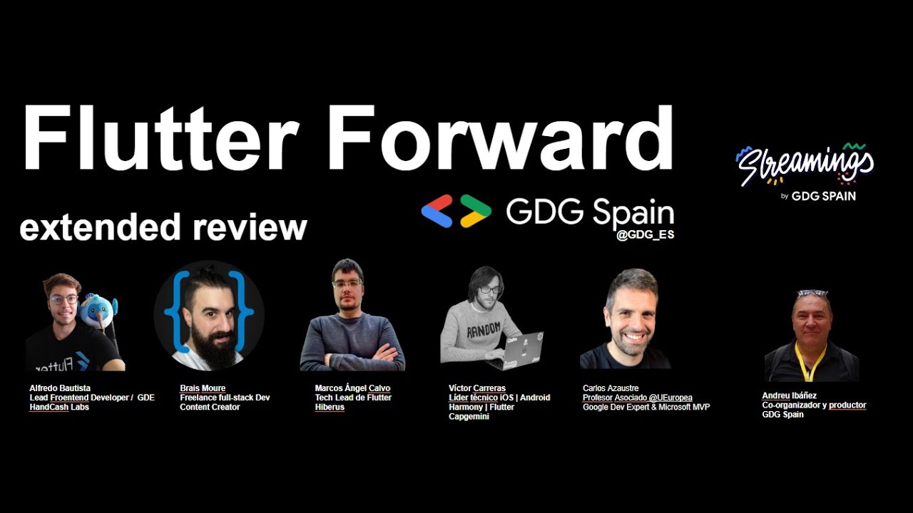Flutter Forward Extended review GDG Spain 2023 - YouTube