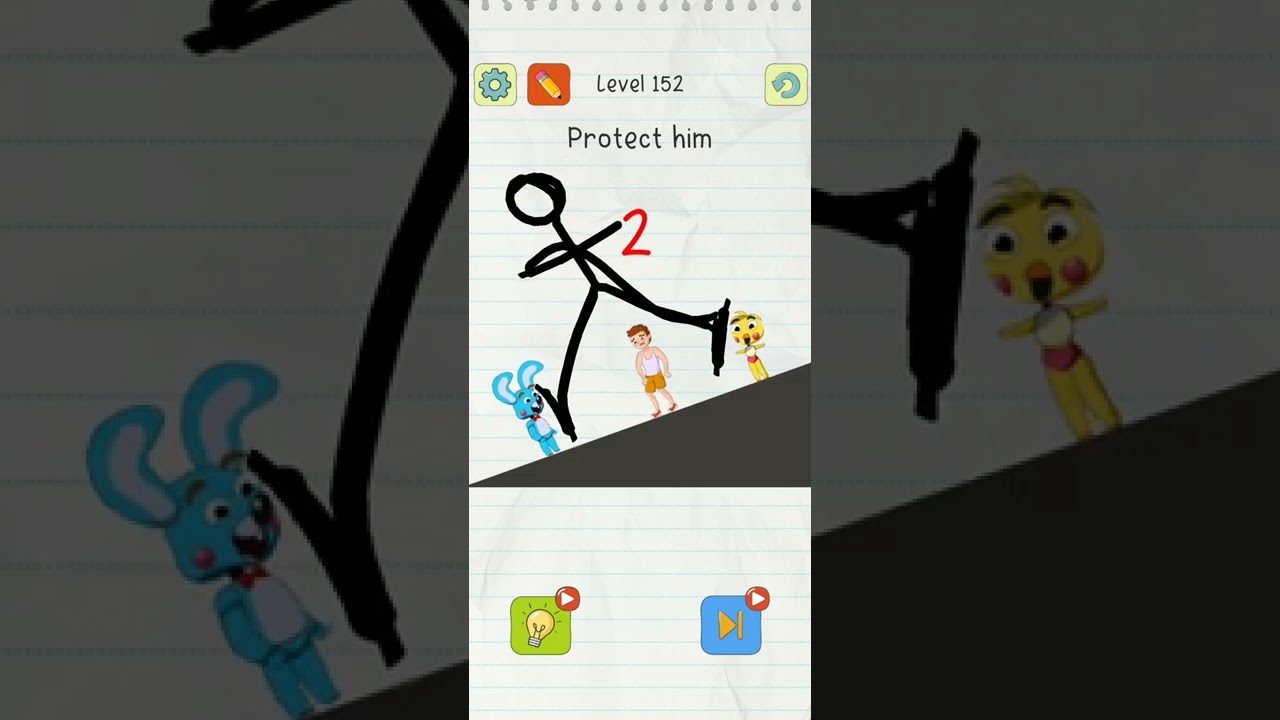 Draw 2 Save || Line Draw Rescue. #shorts#dop - YouTube