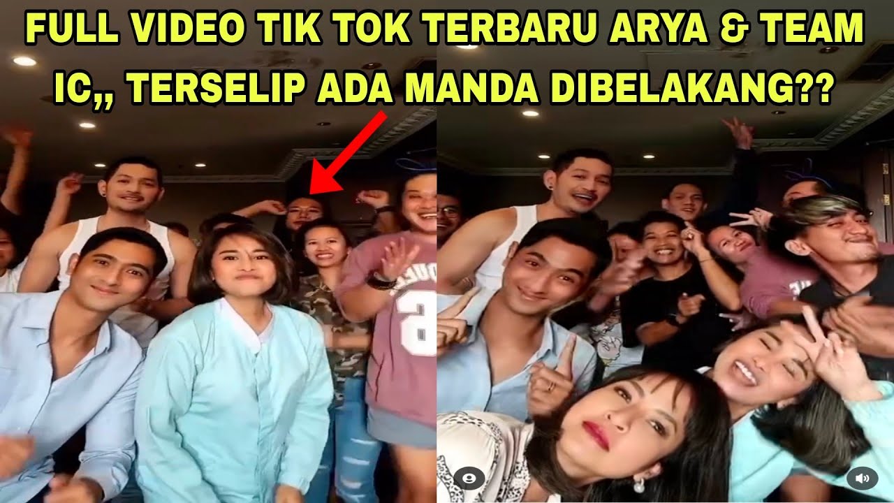 Full video tik tok terbaru arya & team IC di bkt,, terselip ada manda ...