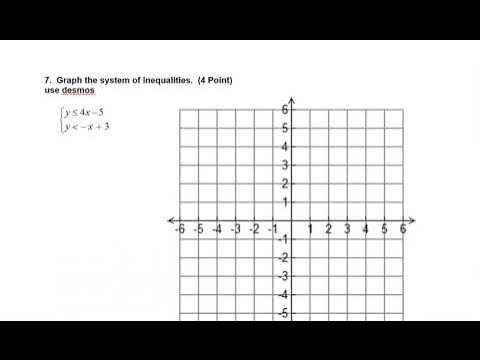 algebra 1 part 1 Unit 5 test audio - YouTube