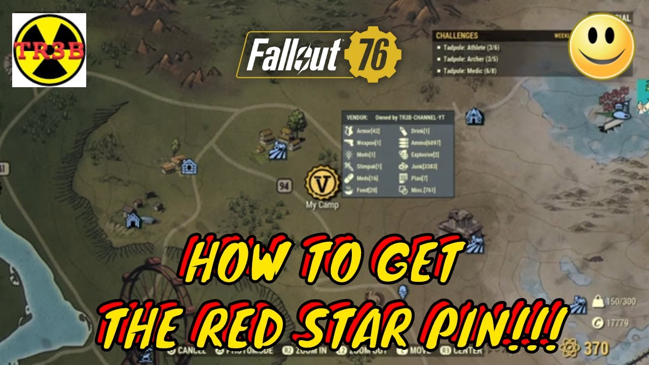 ☢️ ☢️ FALLOUT 76 RARE ITEMS | HOW TO GET THE RED STAR PIN - YouTube