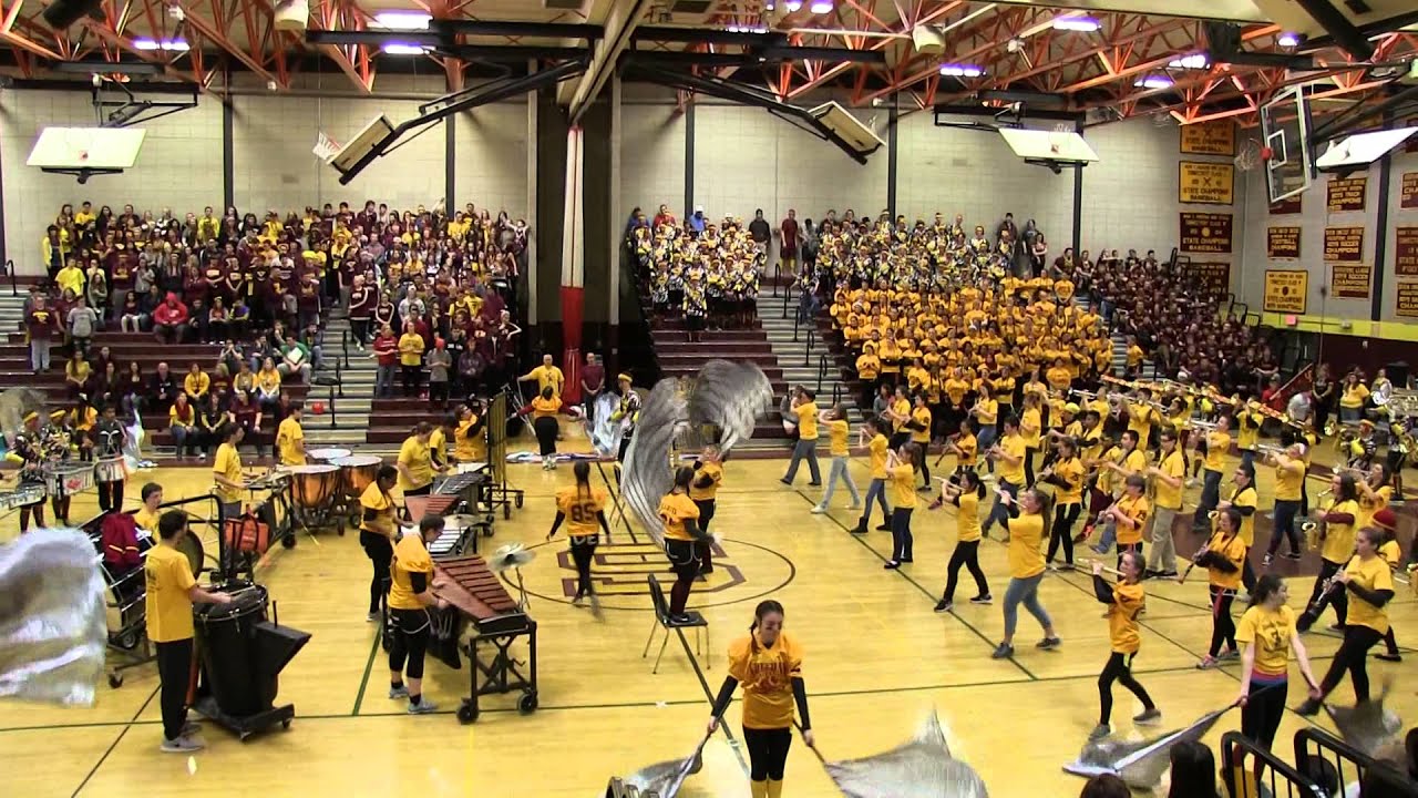 Sheehan Pep Rally Band Performance 2015 - YouTube