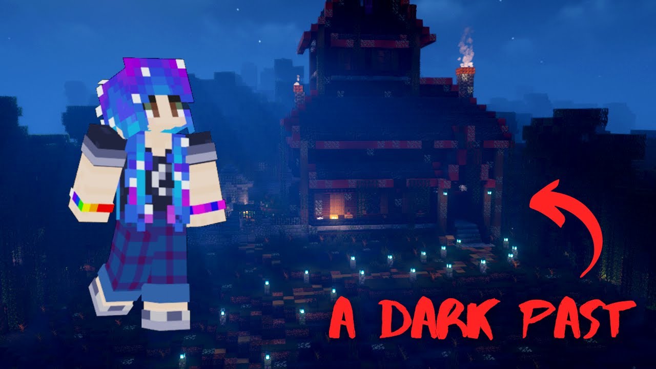 This Haunted Mansion has a DARK SECRET | Survival Minecraft on the ...