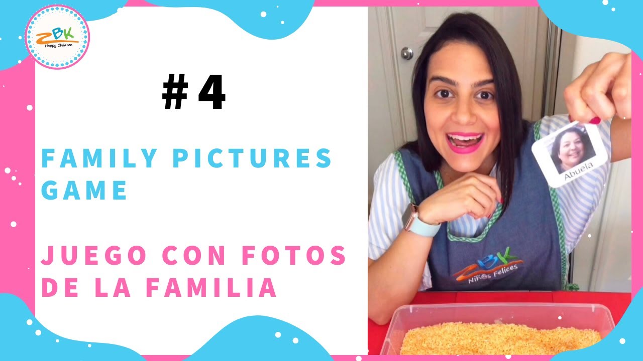 Cap #4 Family pictures game / Juego con fotos de la familia - YouTube
