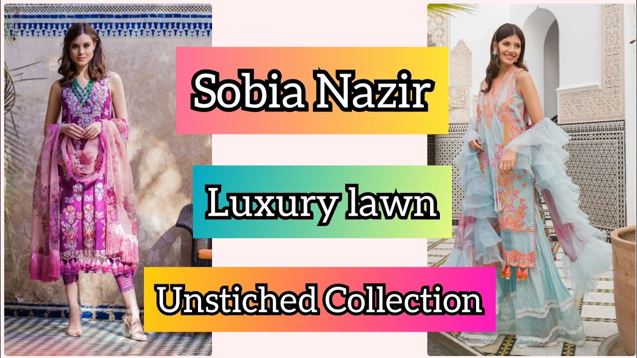 Sobia Nazir luxury lawn Collection 2020 - YouTube