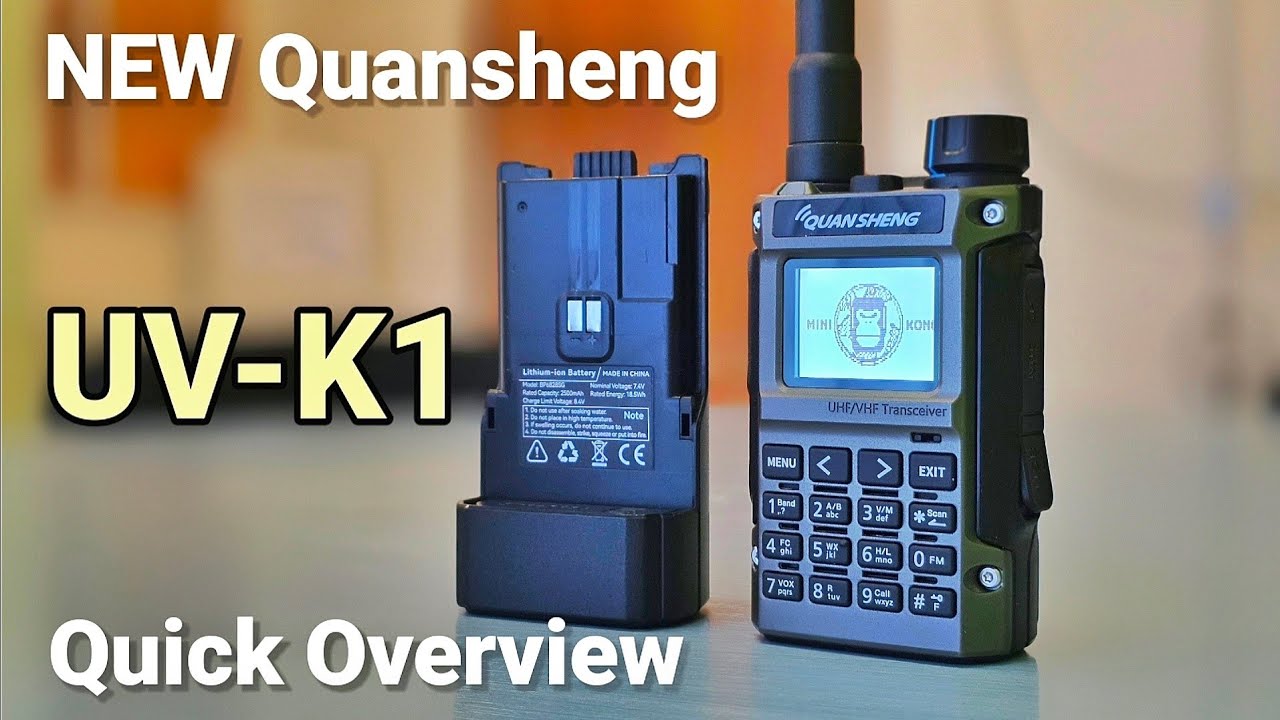 UV- K5 KILLER? Quansheng UV-K1 is here: The NEW Pocket Radio KONG - YouTube