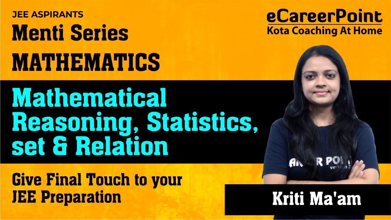 Mathematical Reasoning | Statistics | Set & Relation | Menti Series ...